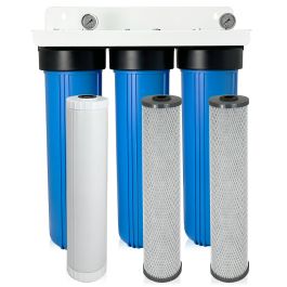 3-Stage Anti-Scale Whole House Filtration & Water Conditioning System ...